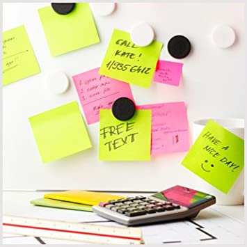Nice Style Sticky Note Cube (450 Sheets/Cube) - 76 x 76 mm, Neon/Assor ...