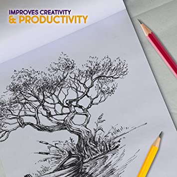 A4 Sketchbook - 60 Sheets of 80 GSM Drawing Paper, Perfect for Kids Do ...